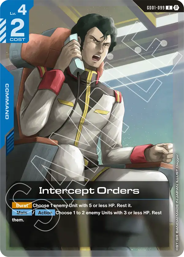 Intercept Orders - R - GD01-099 | Gundam TCG